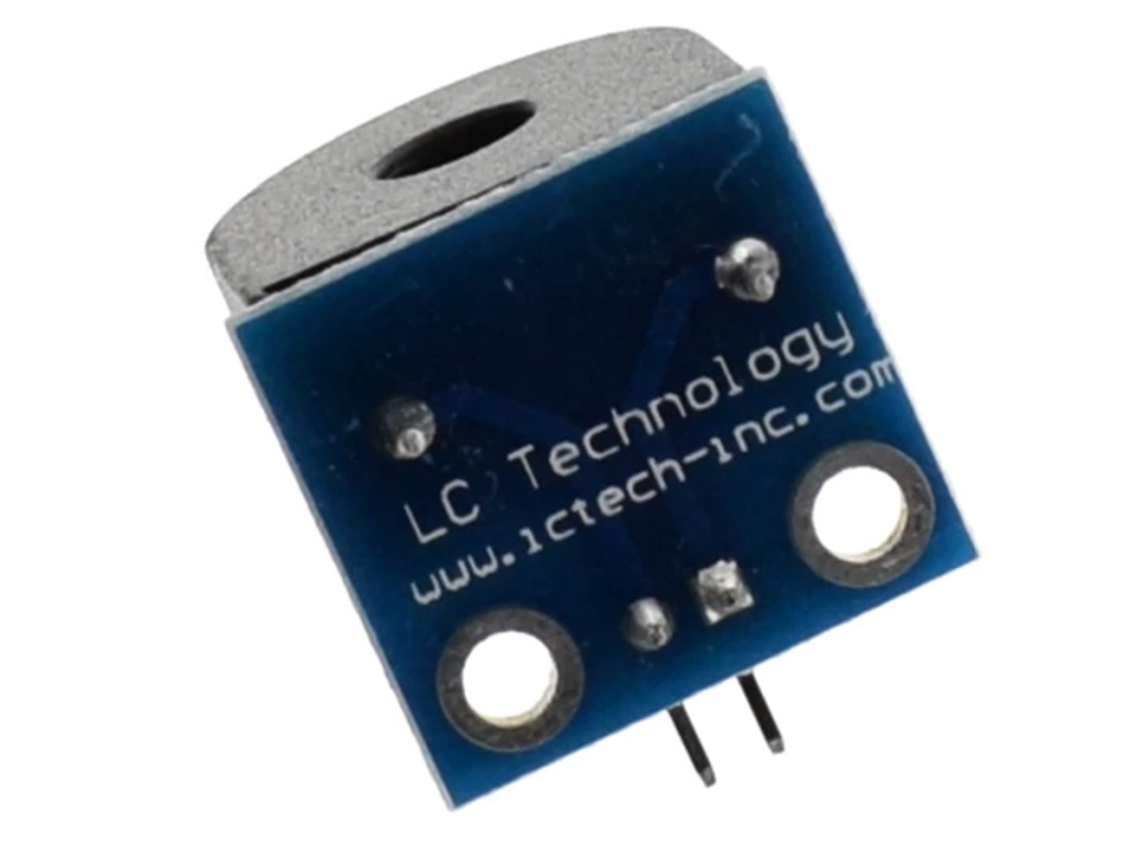 Sensor corriente AC 5A una fase para Arduino - varper.cl