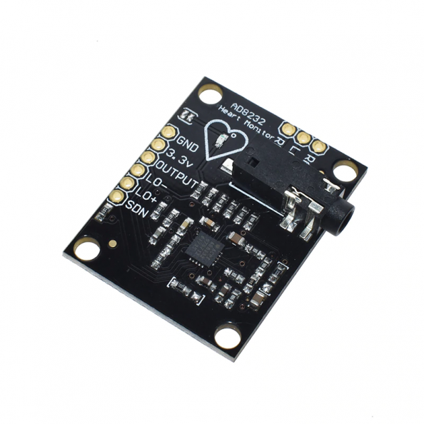 Módulo ECG AD8232 para monitoreo de pulsos del corazón - varper.cl
